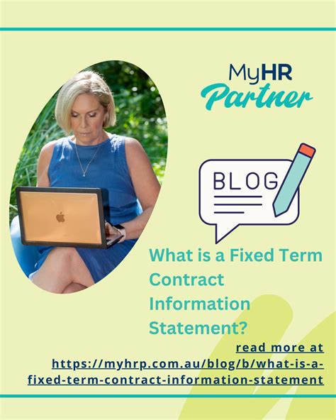 What Is A Fixed Term Contract Information Statement My Hr Partner Posted On The Topic Linkedin