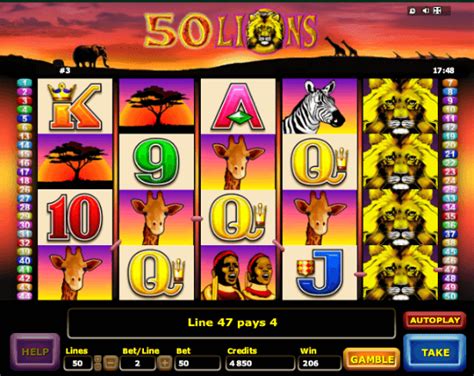 50 Lions Slot Machine