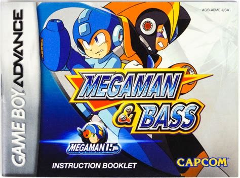 Mega Man And Bass Manual Game Boy Advance Gba Retromtl