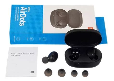Fone De Ouvido Sem Fio Bluetooth Redmi Airdots Preto Cb Acess Rios