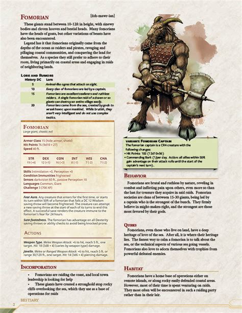 Fomorian  En World Dandd And Tabletop Rpg News And Reviews