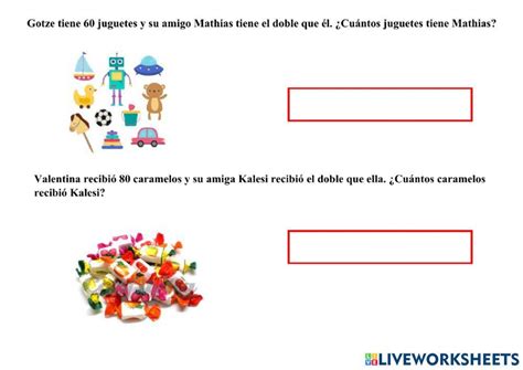 Matemáticas Online Exercise For Matemáticas Live Worksheets