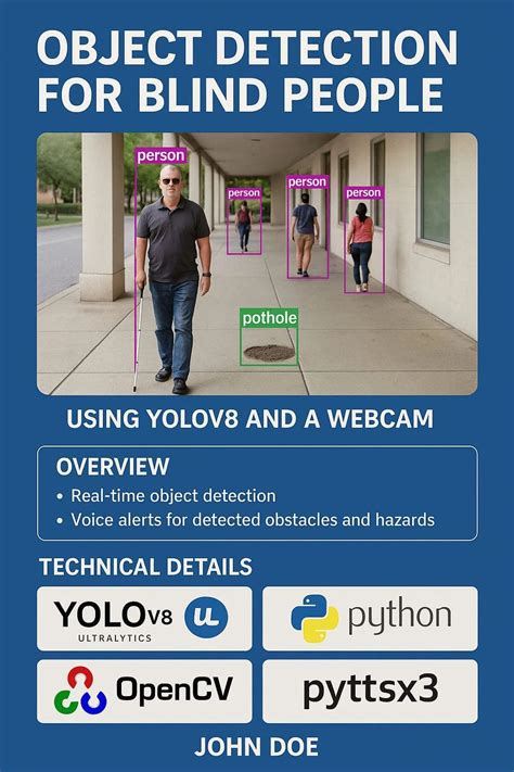 Object Detection For Blind Individuals With Yolov8 Veluguri Abhishek