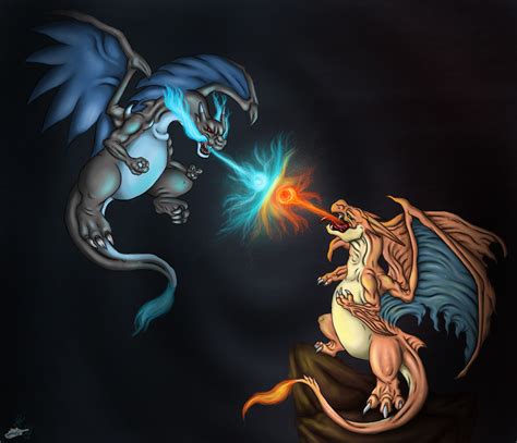 Mega Charizard X Fan Art