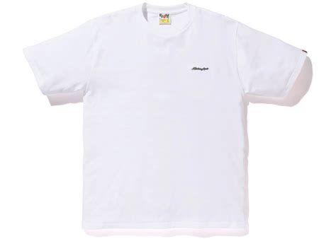 Bape A Bathing Ape Patch Tee Tee White Mens Us