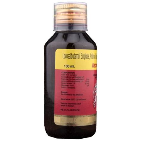 Ascoril Ls Cough Syrup Side Effects At Zane Humphrey Blog