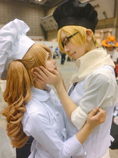 Charlotte Pudding Purin X Sanji Vinsmoke One Piece Cosplay Косплей Аниме Гермиона