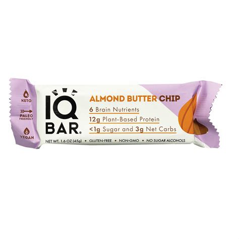 Iq Bar Almond Butter Chip La Misticanza