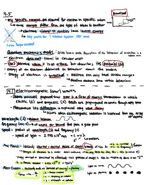 Chem 110 Part 4 Quantized Energies Of Electrons In Atoms Studocu