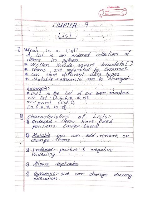 1st Puc Computer Science Handy Notes Pdf