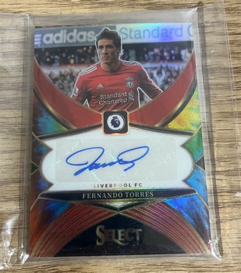 2024 25 Panini Select Fernando Torres Auto 1 25 Liverpool Signatures
