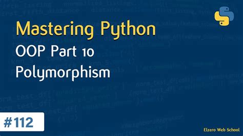 Learn Python In Arabic 112 Oop Part 10 Polymorphism Youtube