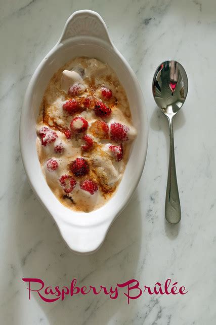 Raspberry Brûlée A Whisk And A Spoon