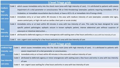Level Triage Algorithm