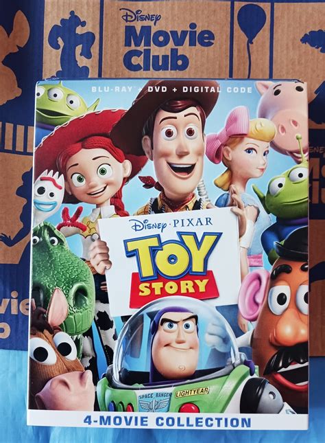 Toy Story 4 Movie Collection 1 2 3 4 Blu Ray Dvd Digital Code