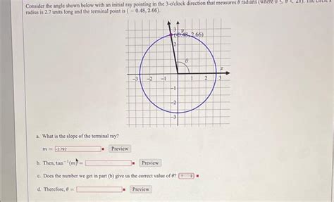 solved consider the angle shown below with an initial ray