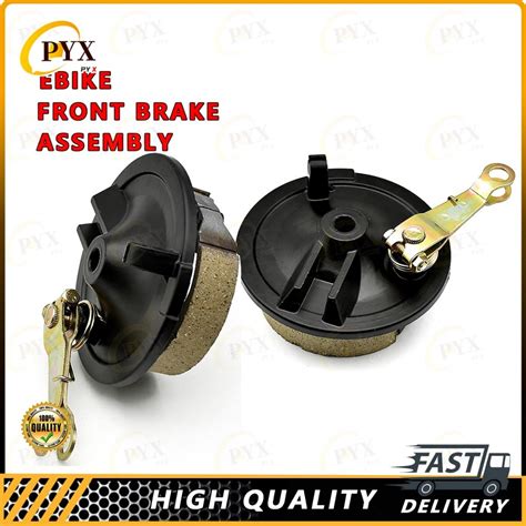 110 Type Front Drum Brake Assembly For Ebike Electric Vehicle Scooter