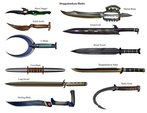 Surreal Alien Weapons Powerful Melee Tools With Elemental Powers