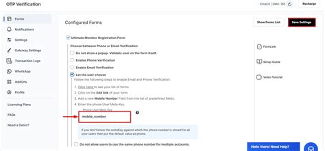 Guide For Ultimate Member Registration Forms With Otp Verification