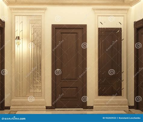 Render Of The Passageway Stock Illustration Illustration Of Hallway