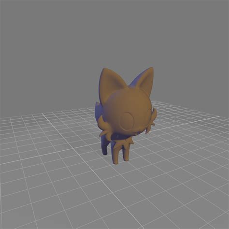 Archivo Stl Pokemon Poussacha Spirigatito・diseño De Impresión En 3d