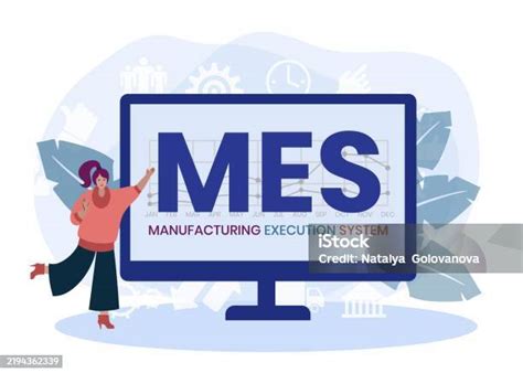 Mes Manufacturing Execution System Stock Illustration Download Image