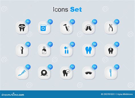 Set Safety Goggle Glasses Mouthwash Dental Floss Tube Of Toothpaste