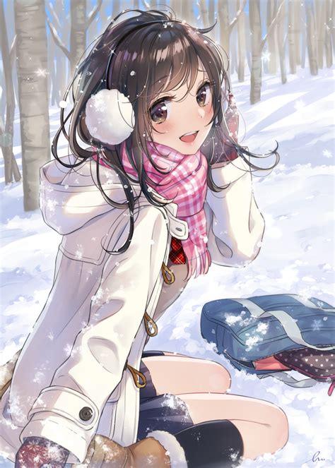 Hình ảnh Anime Mùa đông đẹp Dễ Thương Nhất