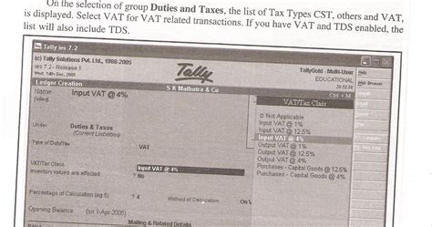 Vat In Tally Part 4 Accounting Education University