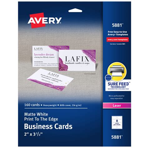 Avery Templates 8371 Business Cards