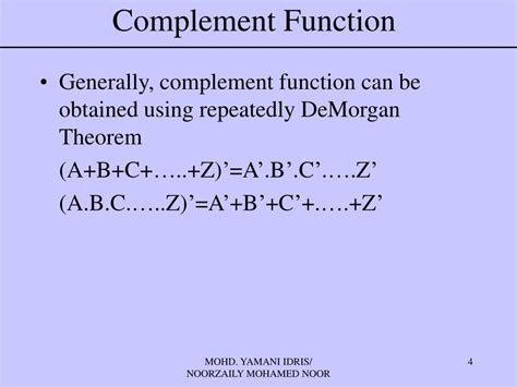 PPT Boolean Function PowerPoint Presentation Free Download ID
