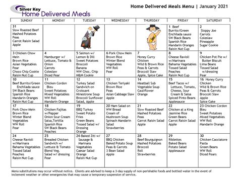 Home Delivered Meals Including Meal On Wheels Silver Key Senior Services