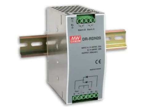 Mean Well Dr Rdn20 20a Power Supply Redundancy Module Instructions
