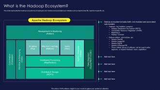Apache Hadoop What Is The Hadoop Ecosystem Ppt Background PPT PowerPoint