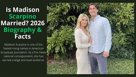 Is Madison Scarpino Married Biography And Facts 2026