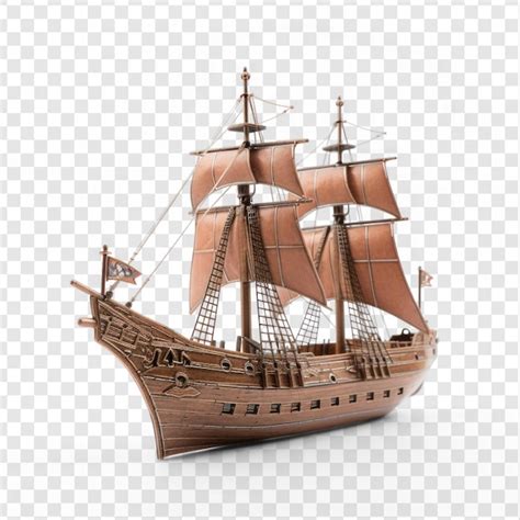 A Ship On Transparency Background Psd Premium Ai Generated Psd