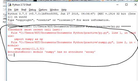 hỏi về lỗi chèn thư viện numpy programming dạy nhau học