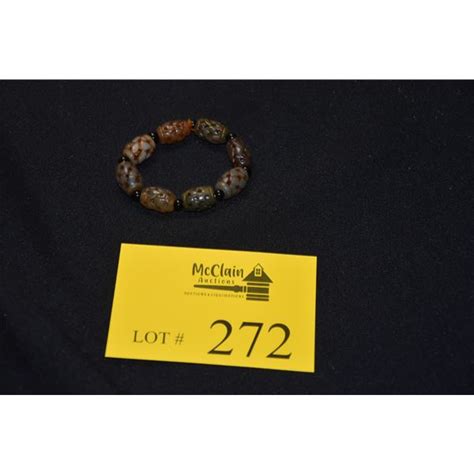 Brown Jade Bracelet Mcclain Auctions Hawaii