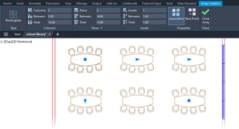 How To Use Autocads Array Command
