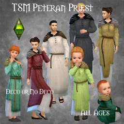 Tsm Peteran Priest Robe For All Ages Two Versions Ingeli