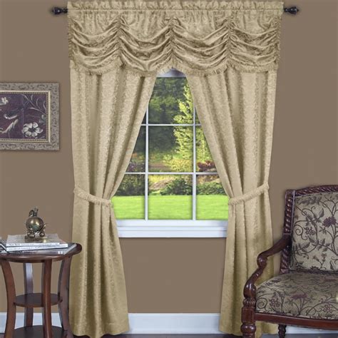 Panache 55 In W X 63 In L Polyester Light Filtering 5 Piece Window
