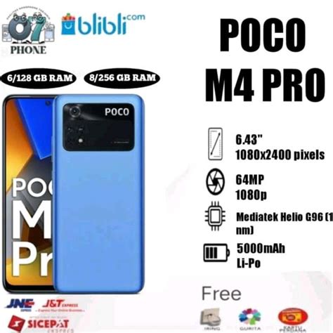 Jual Poco M Pro Gb Dan Gb Garansi Resmi Xiaomi Indonesia Power Black Di