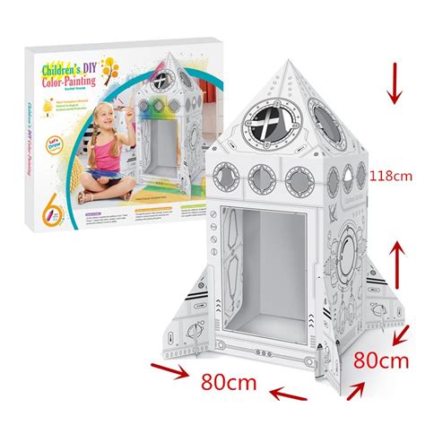 Rocket For Assembly And Coloring 3801016025080