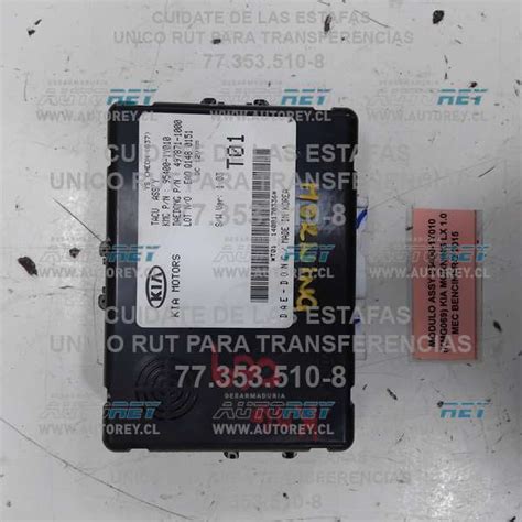 Módulo Assy 95400 1y010 Kmg069 Kia Morning Lx 10 Mec Bencinero 2015