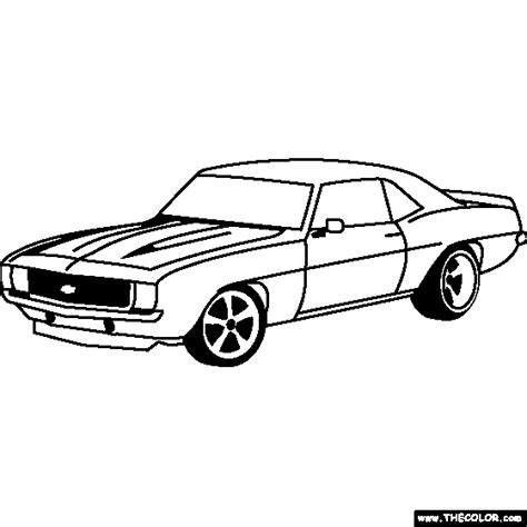 Chevrolet Camaro Coloring Pages 42 Chevrolet Coloring Pages Free