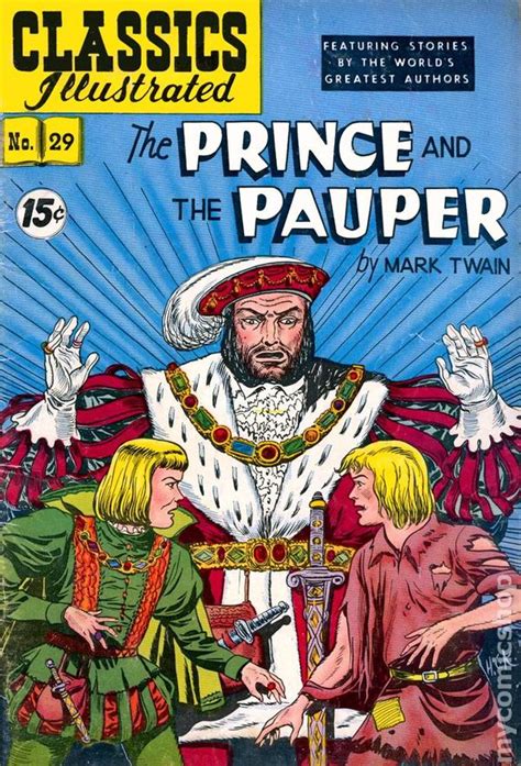 Classics Illustrated 029 The Prince And The Pauper 1946 Comic Books