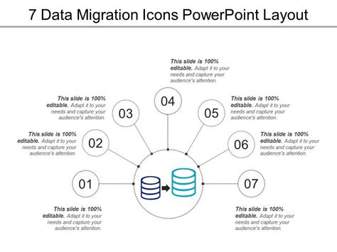 7 data migration icons powerpoint layout powerpoint templates designs