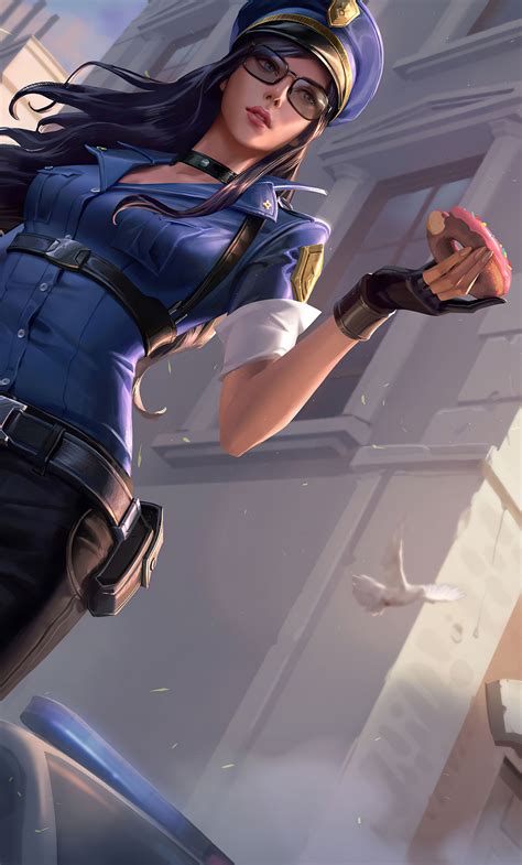 League Of Legends Officer Caitlyn Wallpaper