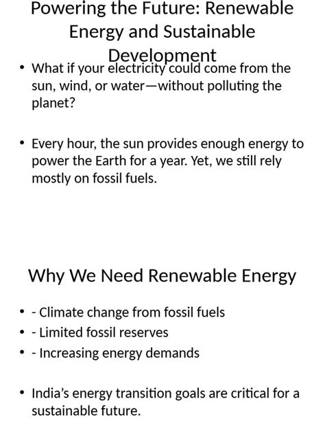 Renewable Energy Presentation 3 Pdf