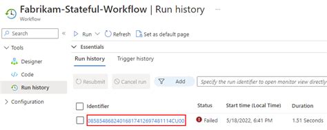 Check Workflow Status View Run History And Set Up Alerts Azure